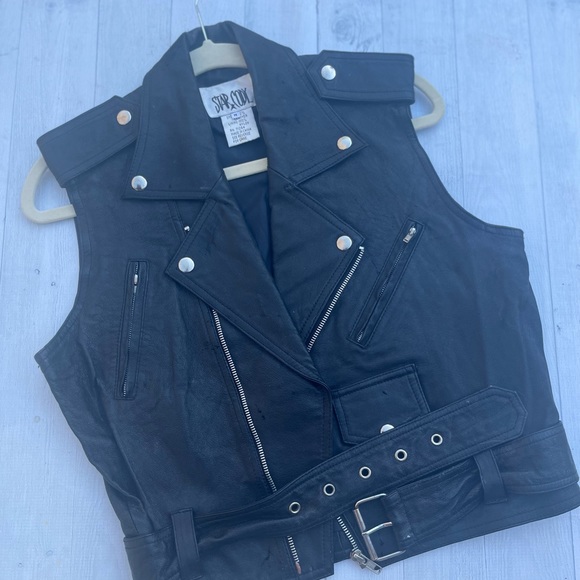 Jackets & Coats | Leather Bomber Vest | Poshmark